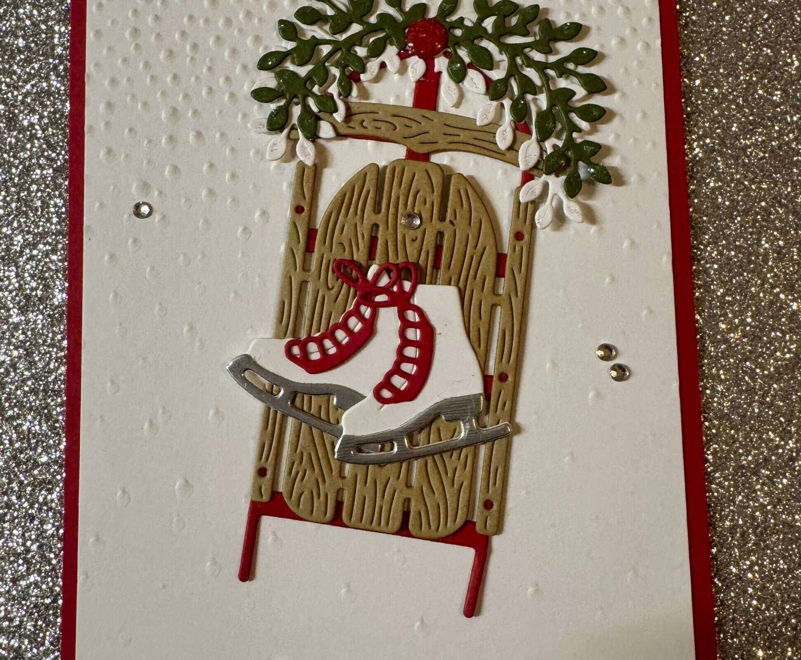 CHRISTMAS CARD USING SOPHISTICATED SLED - Jan's Craft Studio